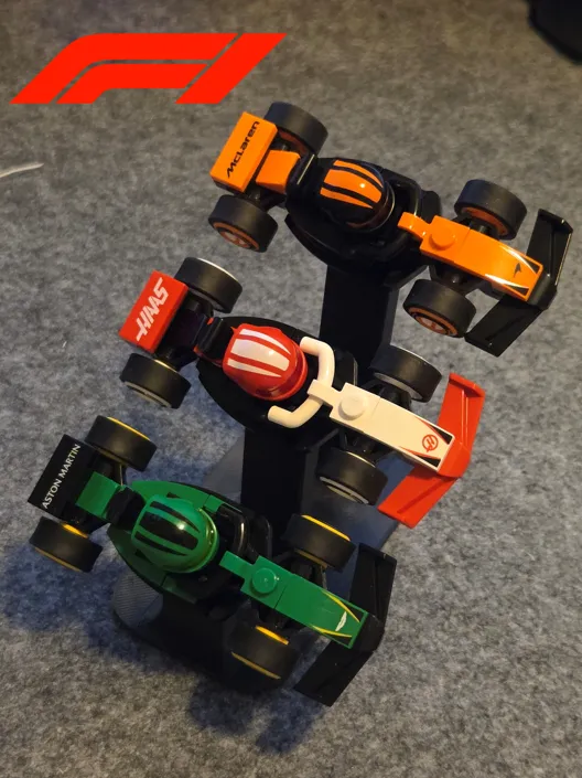 Triple Stand For F1 Collectible mini Race Car by MB Designs MakerWorld ...