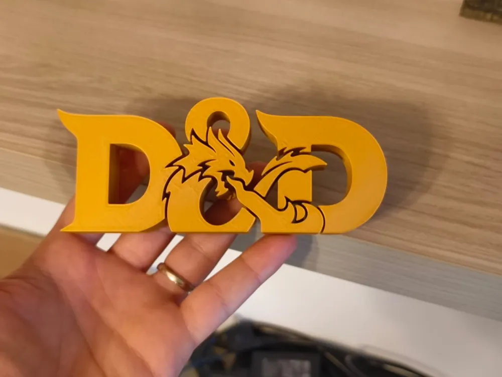 DnD 3D Logo by Calcetin MakerWorld: Download Free 3D Models