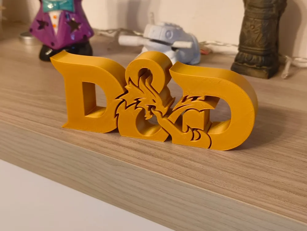 DnD 3D Logo by Calcetin MakerWorld: Download Free 3D Models