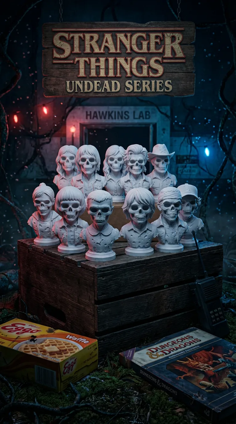 Stranger Things - Undead Series - Free 3D Print Model - MakerWorld