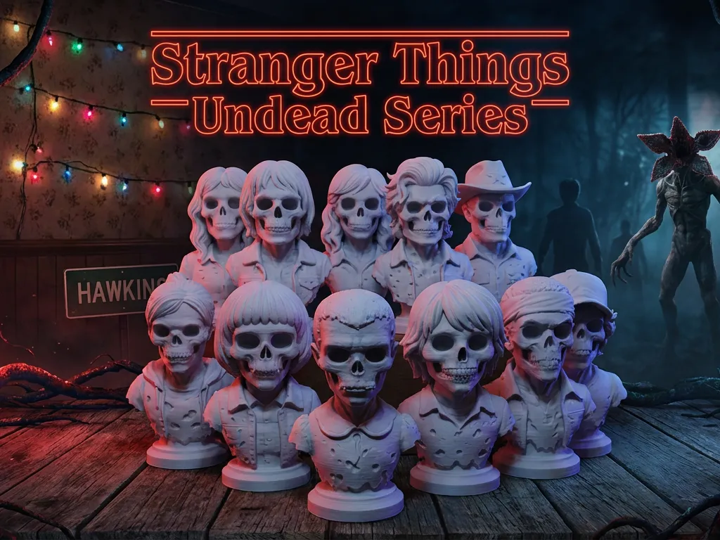 Stranger Things - Undead Series - Free 3D Print Model - MakerWorld
