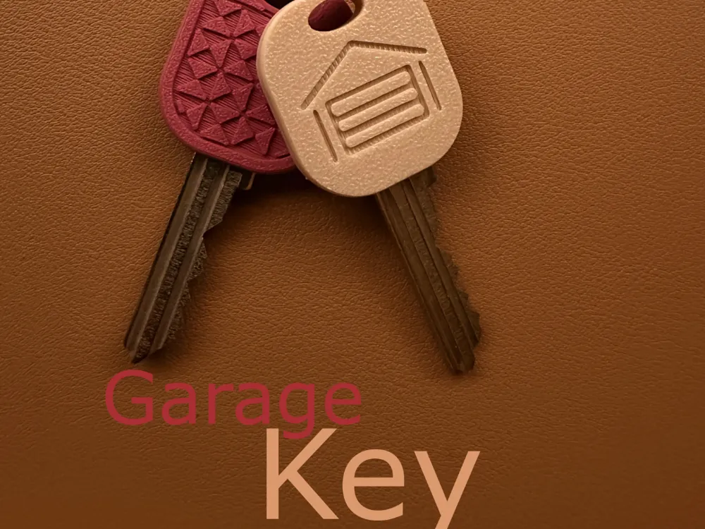 Key Cover - Garage Key by Marte Strand MakerWorld: Download Free 3D Models