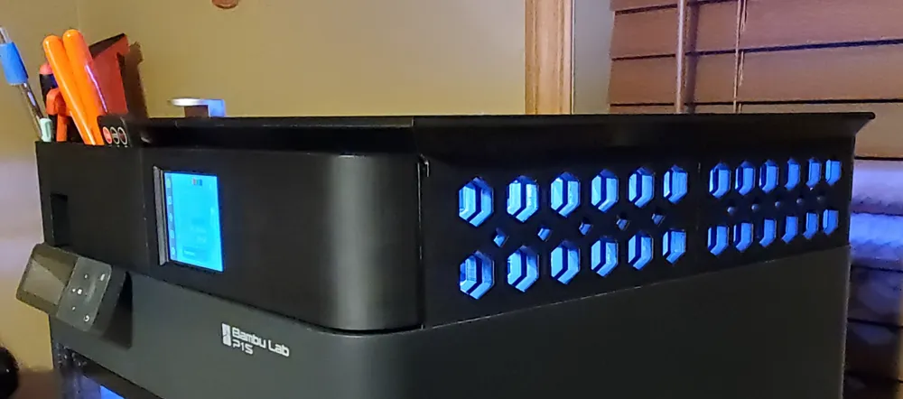 P1S RISER WITH X-TOUCH SCREEN MOUNT by ke.dennis182 - MakerWorld