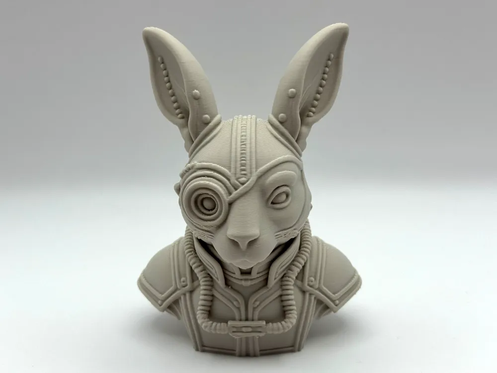 Steampunk Rabbit Bust by Stigern MakerWorld: Download Free 3D Models