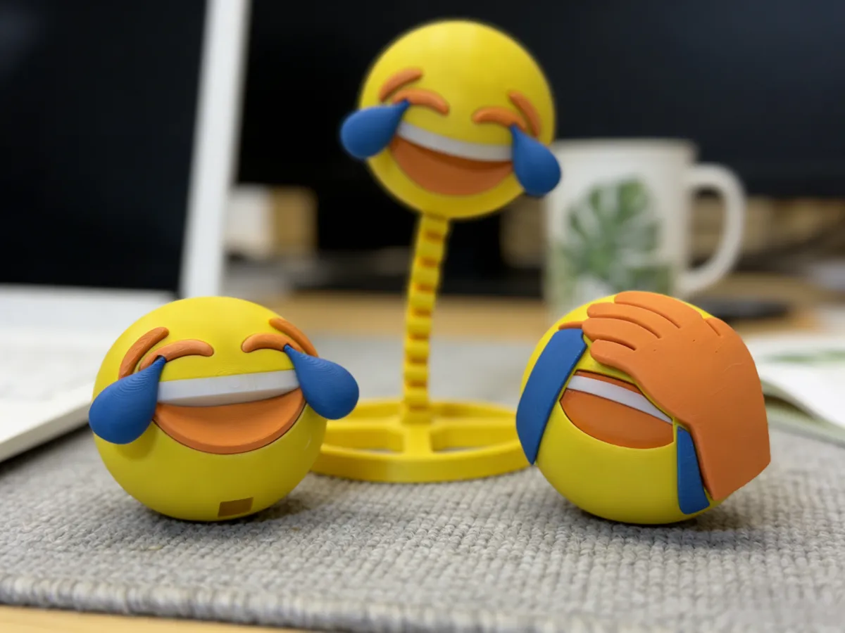 Emoji-Facepalm & Laughing Crying (separated parts, no glue) - Free 3D ...