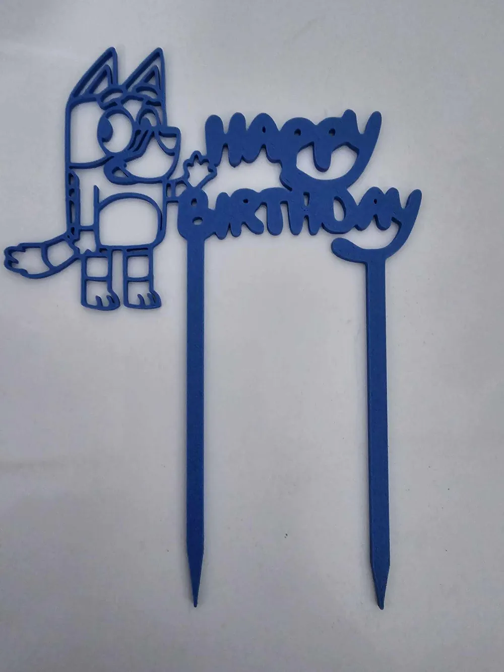 Bluey one colour cake topper by 3dToppers MakerWorld: Download Free 3D ...