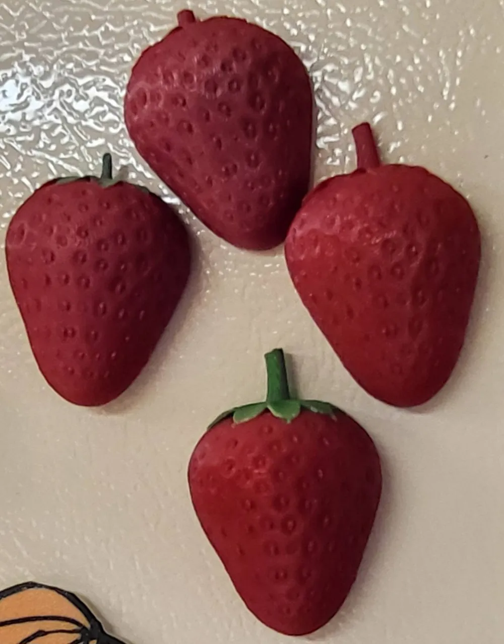 Strawberry Magnet - Free 3D Print Model - MakerWorld