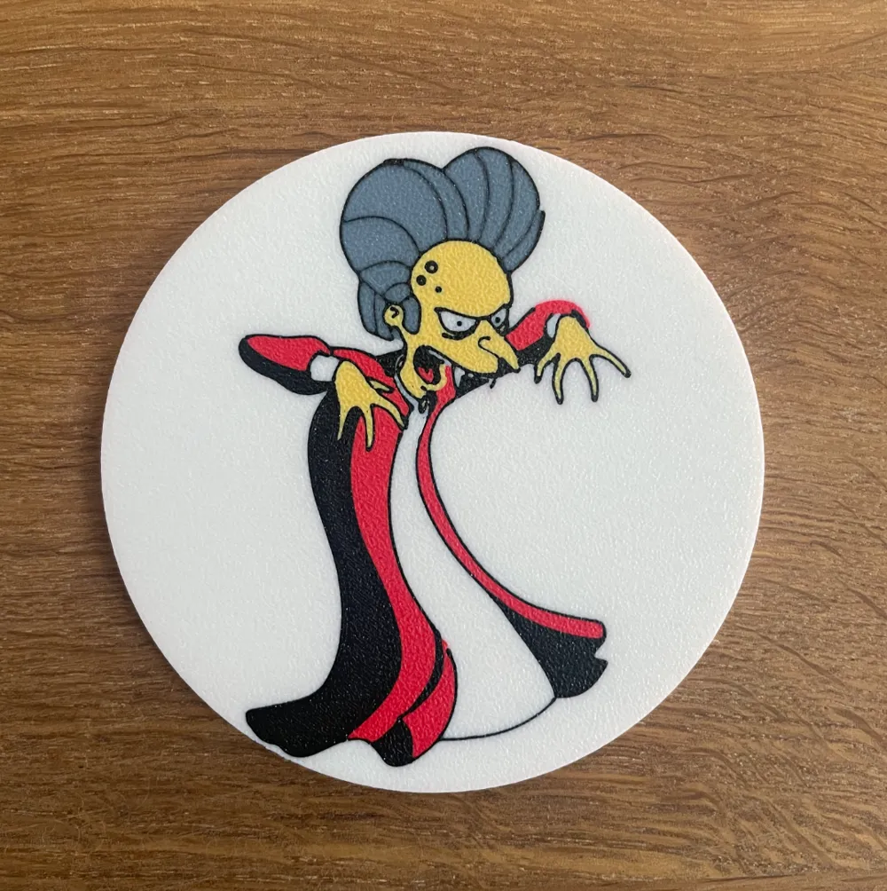Simpsons treehouse Coaster / 5 color / Mr. Burns by 3D Prints This Week ...