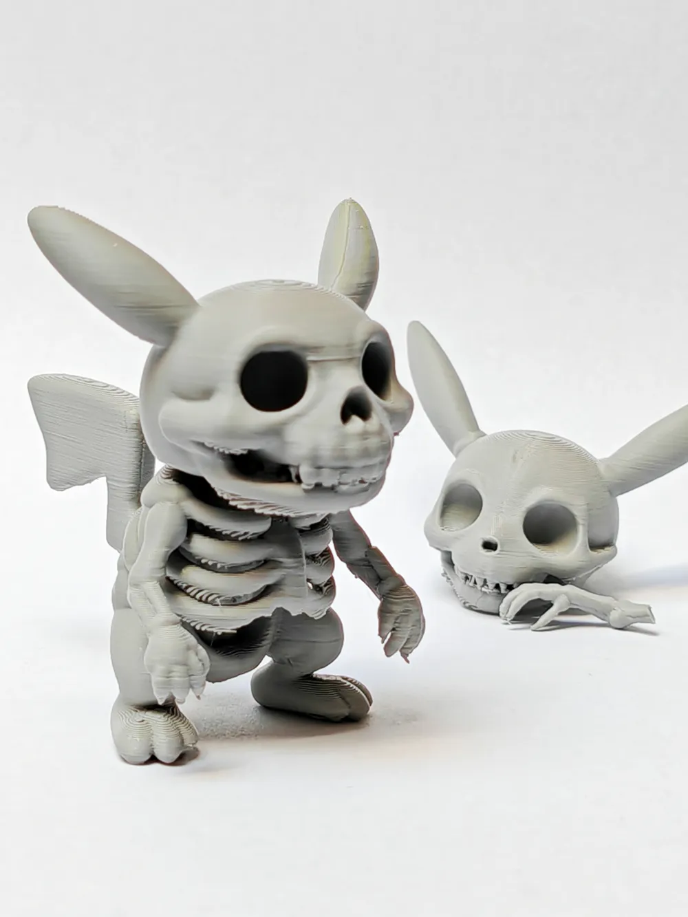 Pikachu Pokemon Skeleton – Stylized Fossil Edition - Free 3D Print ...