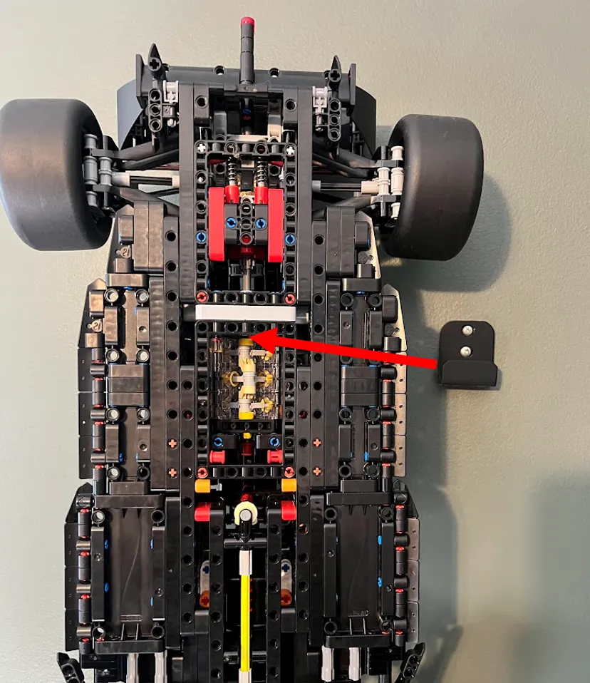 LEGO/"Brick" F1 Wall Mount for Mercedes-AMG F1 by Snapplane - MakerWorld