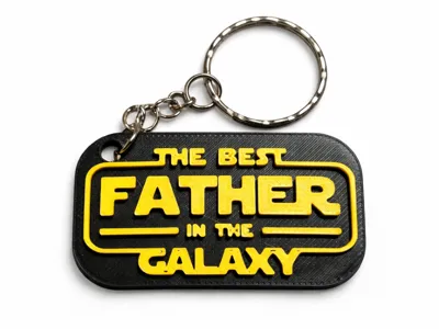 The Best Father Father's Day gift Keychain Dad - Free 3D Print Model ...