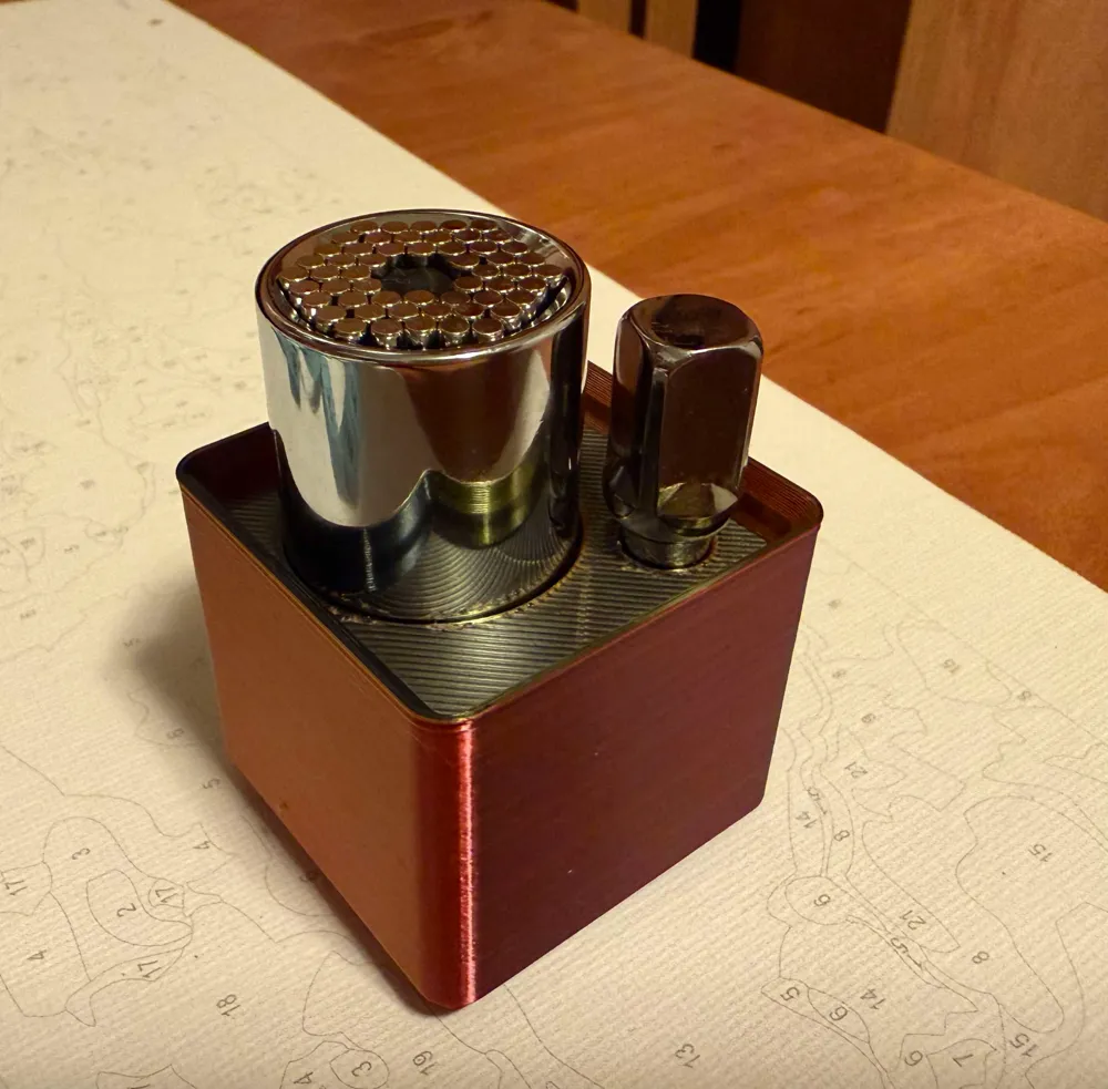 Gridfinity storage for universal socket tool set by Fuzzy Dust - MakerWorld