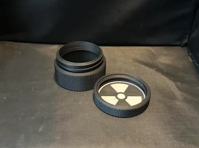 Fallout Radiation Nuke Icon Threaded Jar - Knurled by BATTCAVE - MakerWorld