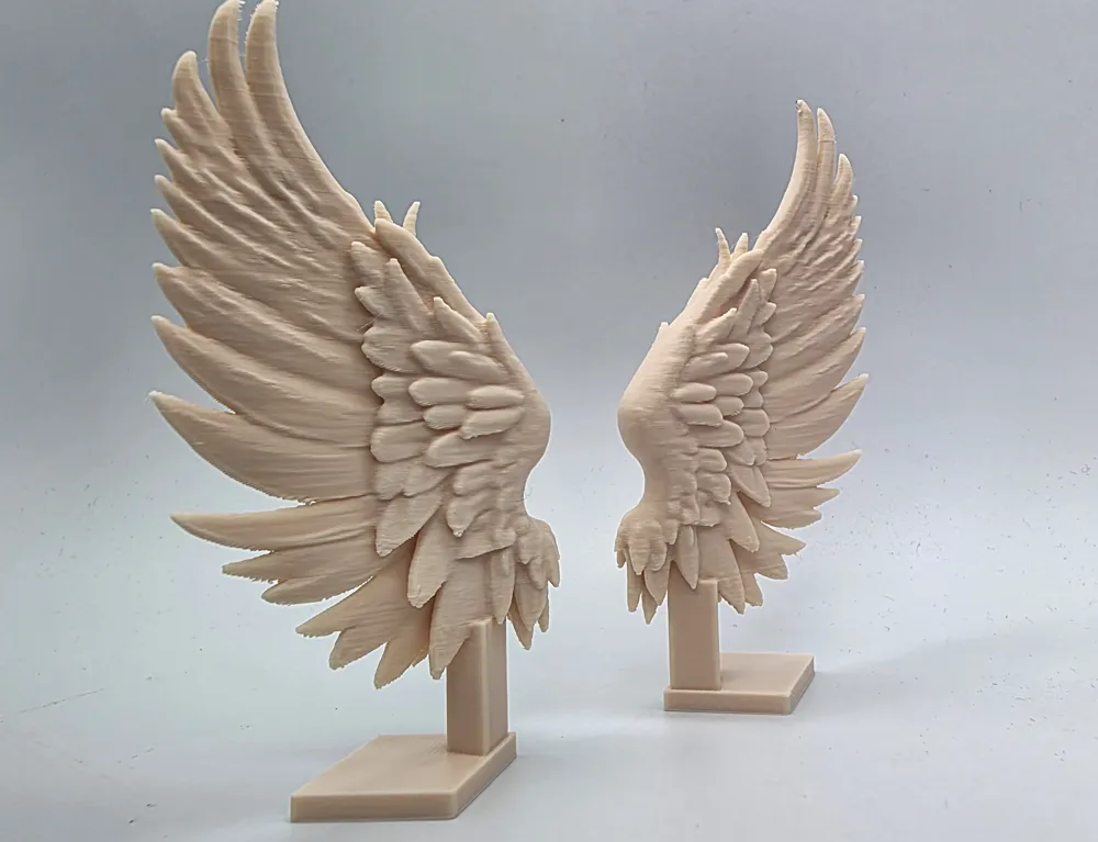 Pair of Angel Wings on Stands - Free 3D Print Model - MakerWorld