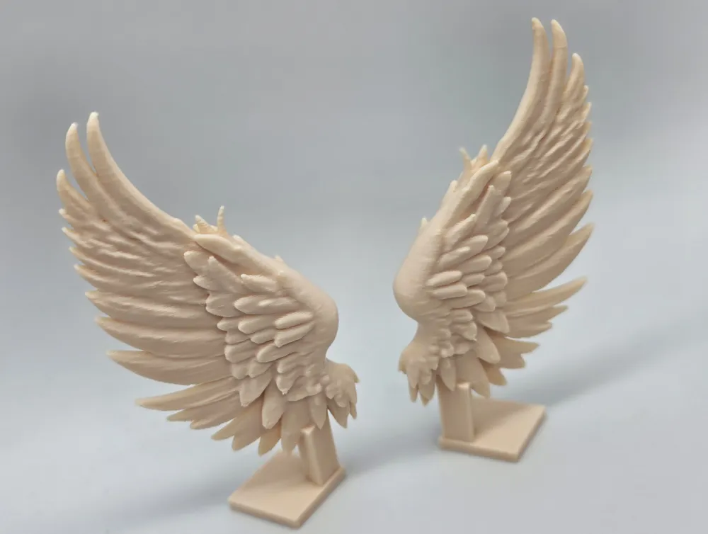 Pair of Angel Wings on Stands - Free 3D Print Model - MakerWorld