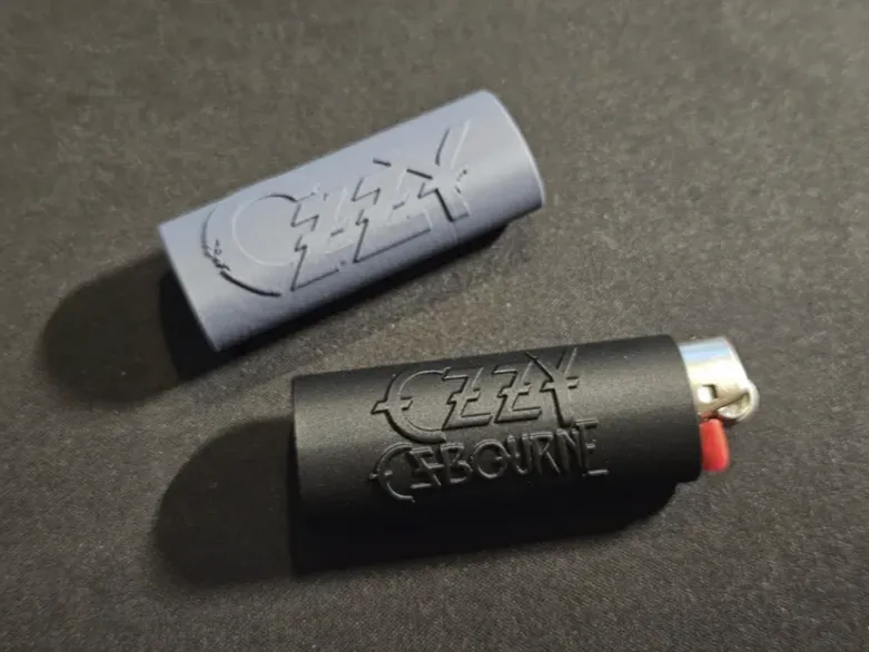 BIC Lighter cases tribute to Ozzy Osbourne - Free 3D Print Model ...