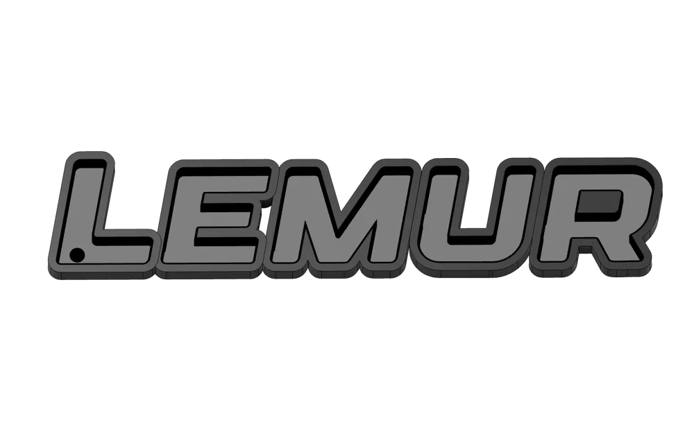 Lemur LED sign by Lemurensohn - MakerWorld