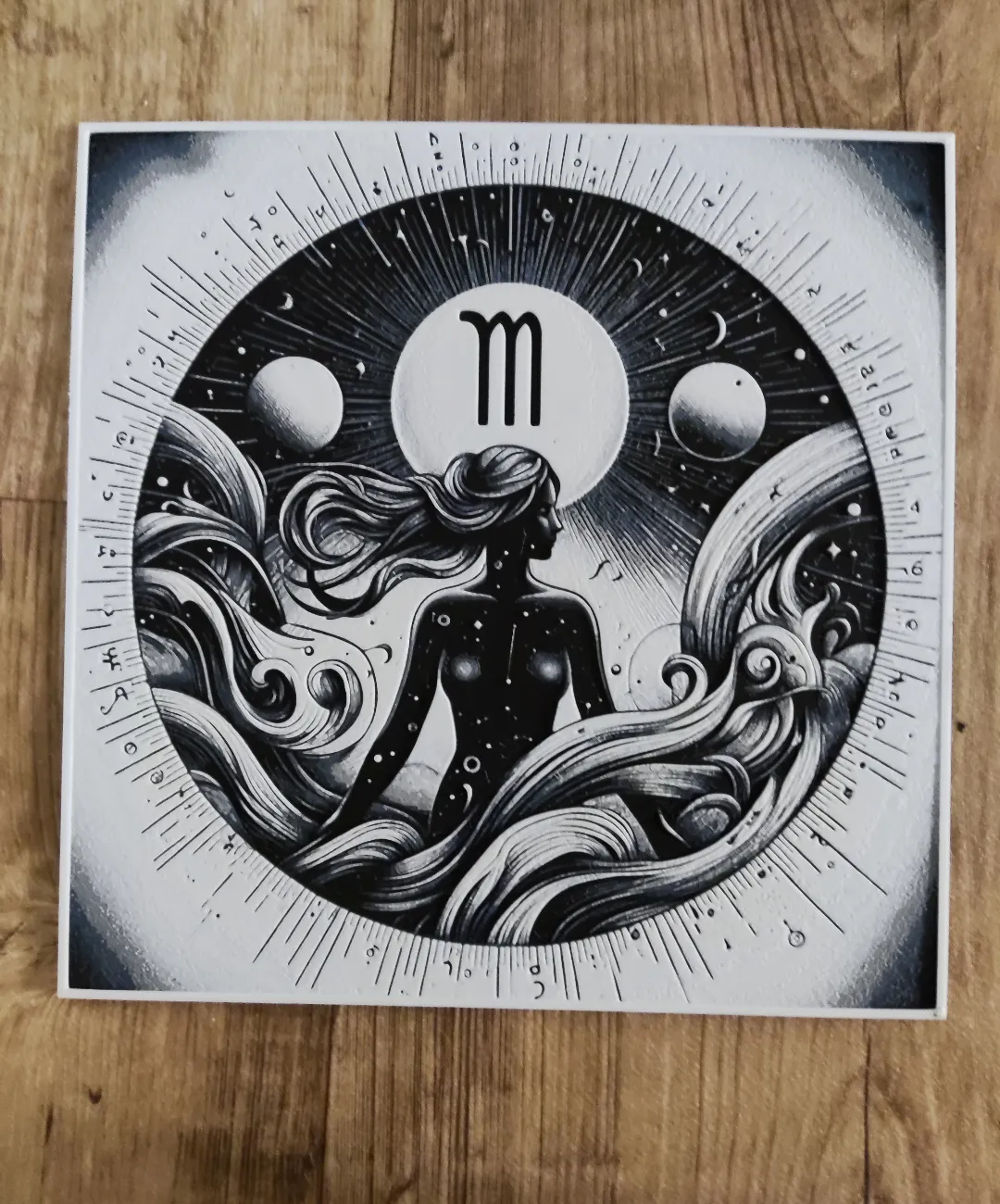 Virgo Virgin Sign hueforge - Free 3D Print Model - MakerWorld