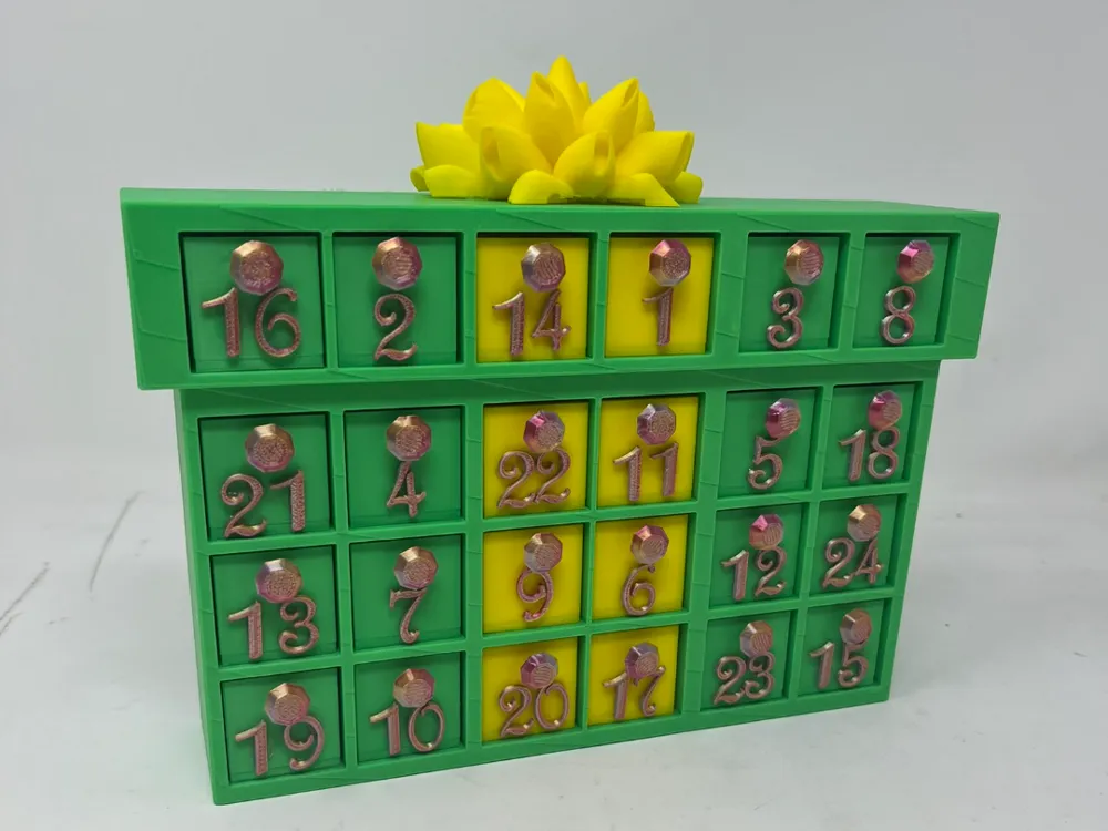 present advent calendar - Free 3D Print Model - MakerWorld