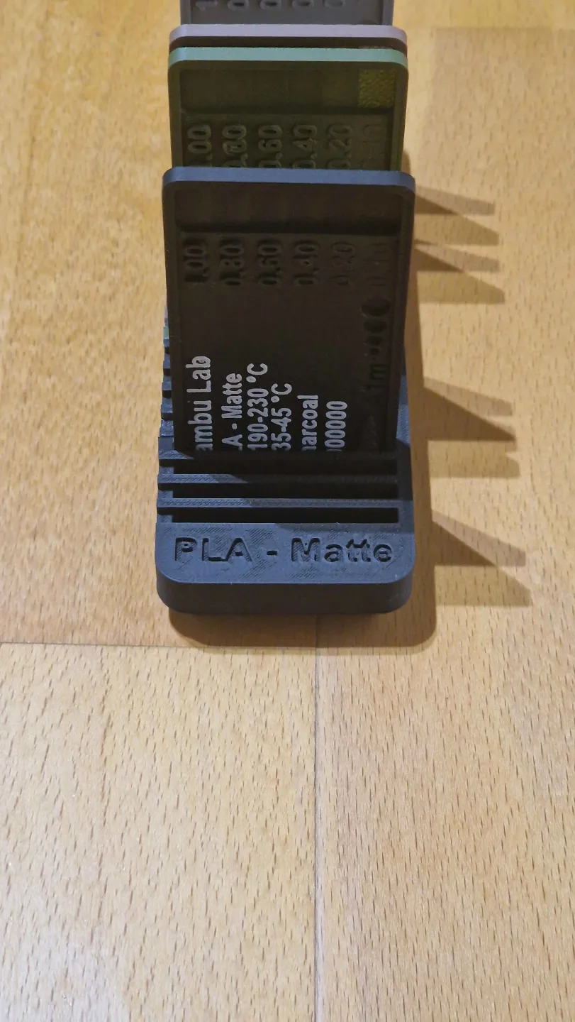 20x Filament Sample Holder - Gridfinity 3x1 by IAchievedNothing ...