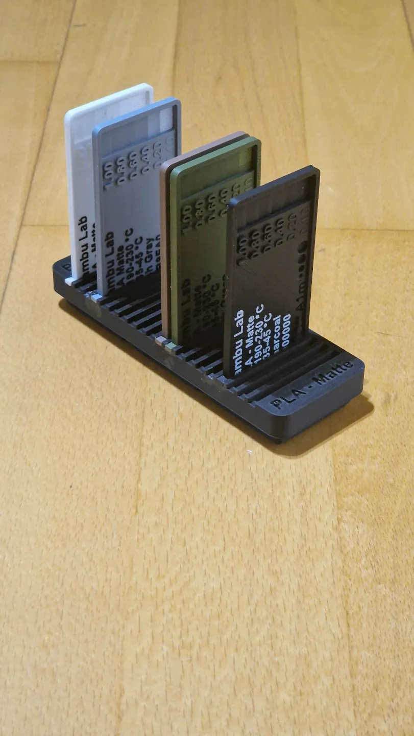 20x Filament Sample Holder - Gridfinity 3x1 by IAchievedNothing ...