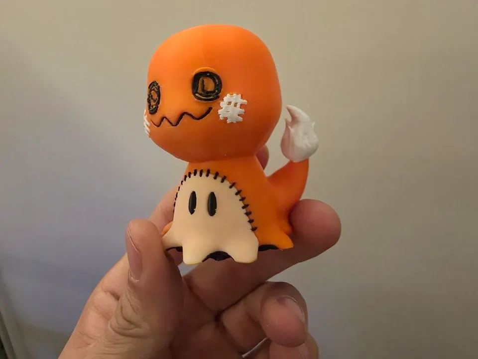 Mimikyu Poncho charmander - Free 3D Print Model - MakerWorld