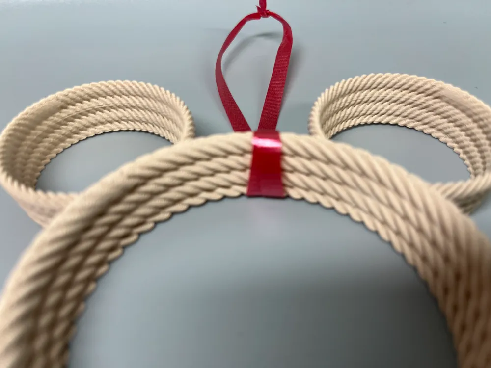 Mickey Mouse Rope Christmas Ornament by mike.pasquariello - MakerWorld