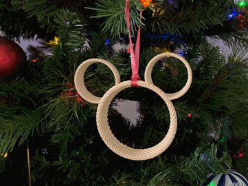Mickey Mouse Rope Christmas Ornament by mike.pasquariello - MakerWorld