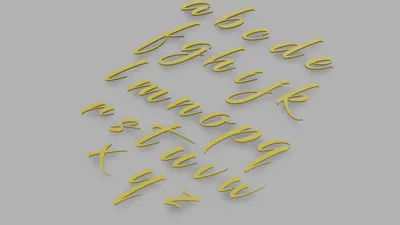 Letters by three dee MakerWorld: Download Free 3D Models
