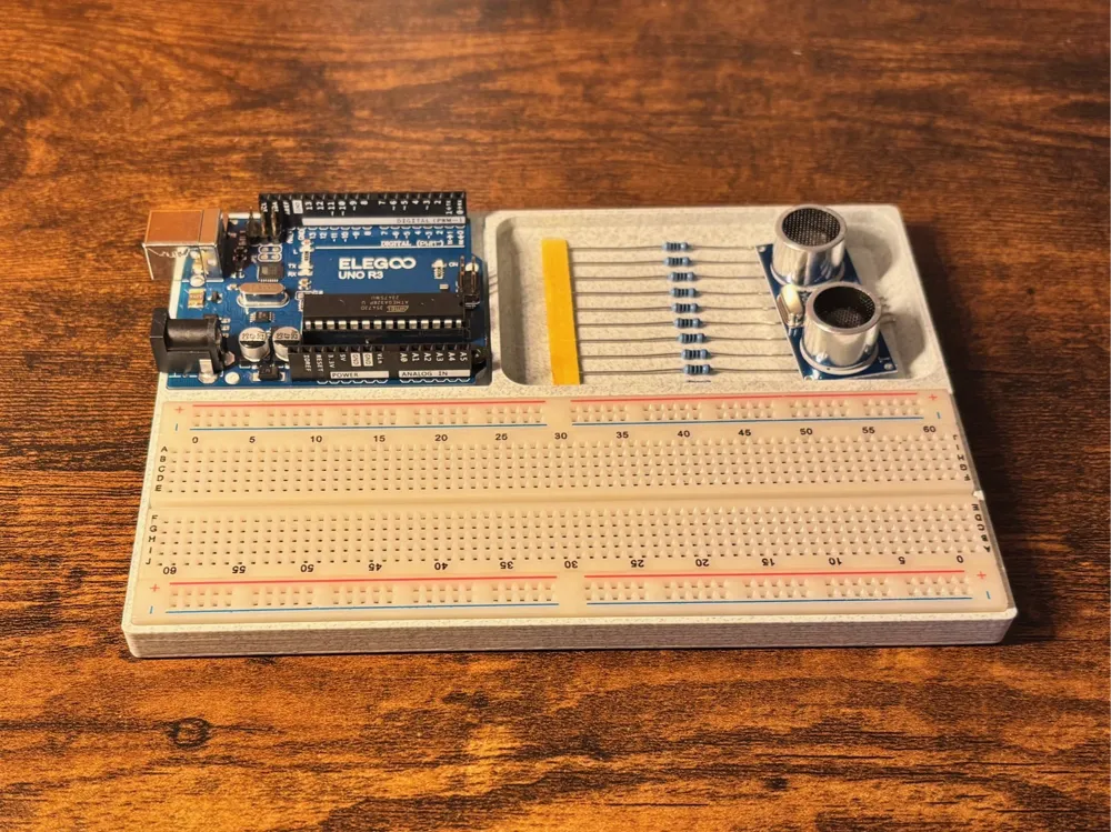 Arduino and Breadboard Holder - Free 3D Print Model - MakerWorld