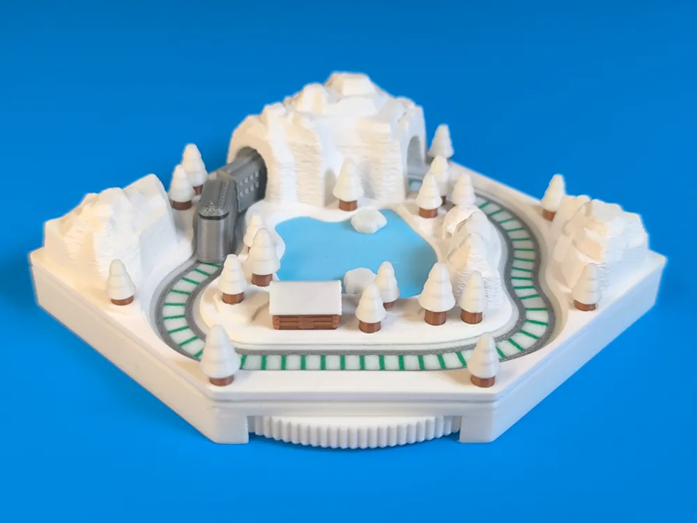 Mini Train - Arctic Diorama (Snowpiercer) by BamBam Design MakerWorld ...