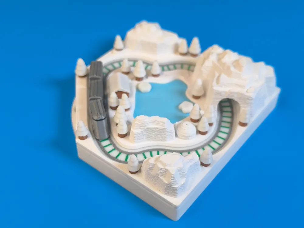 Mini Train - Arctic Diorama (Snowpiercer) by BamBam Design MakerWorld ...