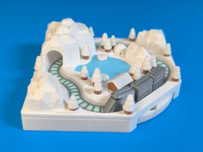 Mini Train - Arctic Diorama (Snowpiercer) by BamBam Design MakerWorld ...