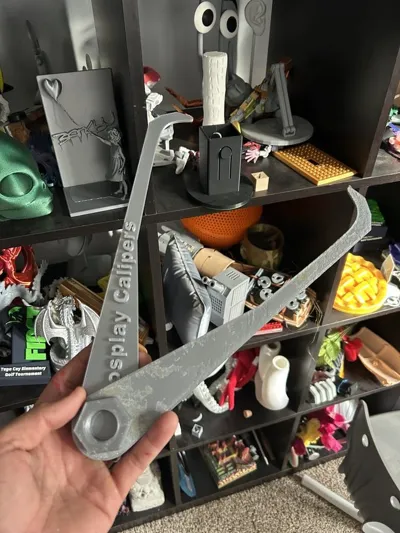 Cosplay Calipers - Measuring Tool for Armor Sizing - Free 3D Print ...