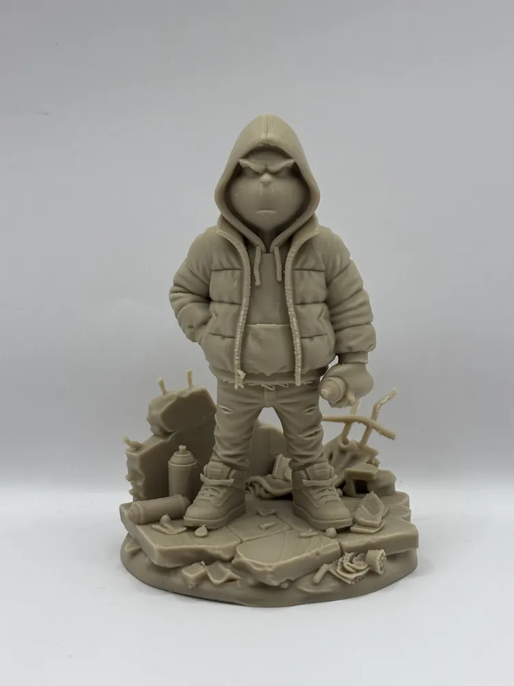 Urban Grinch: Street Vandal Edition - Free 3D Print Model - MakerWorld