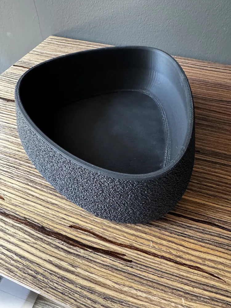 Stone Texture Planter & Minimal Catchall Tray - Free 3D Print Model ...