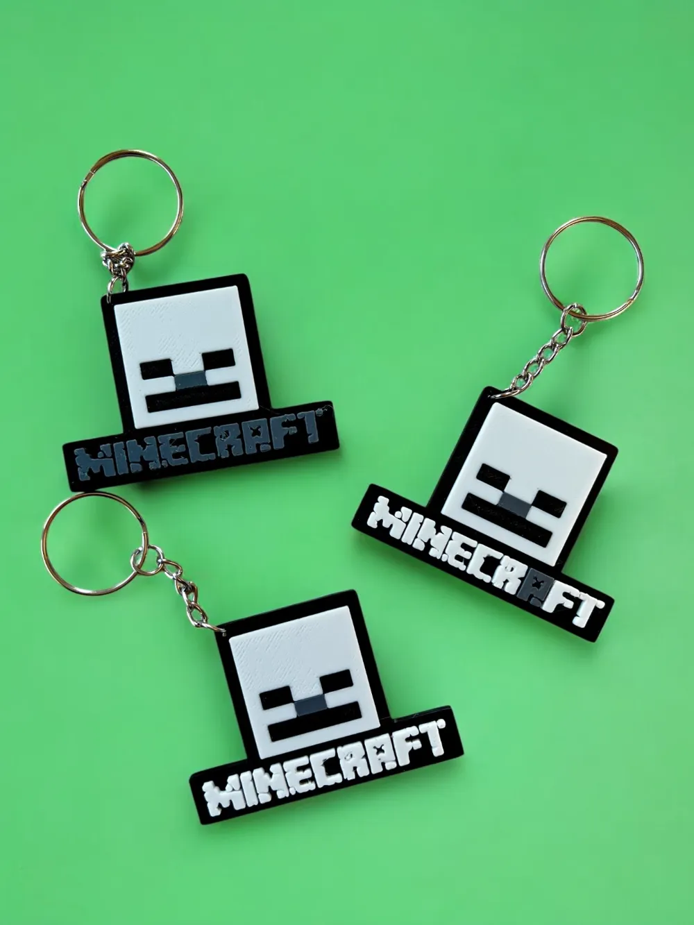 Minecraft Skeleton keychain by Zagni MakerWorld: Download Free 3D Models