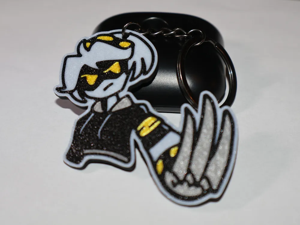 V Keychain Murder Drones Glitch pin by Drak MakerWorld: Download Free ...