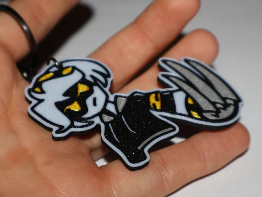 V Keychain Murder Drones Glitch pin by Drak MakerWorld: Download Free ...