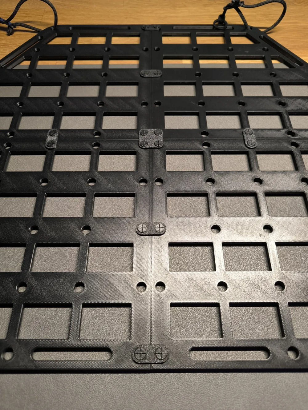 tactical molle car seat organizer / plate - Free 3D Print Model ...