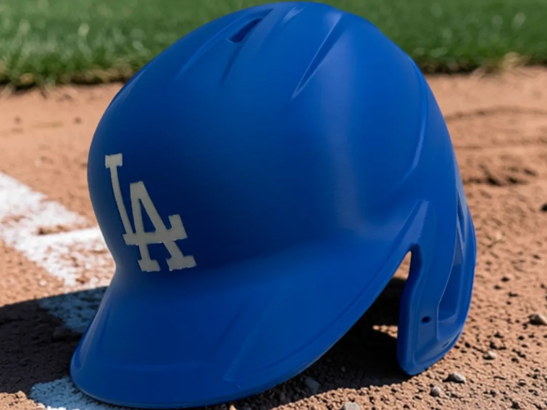 Casco de béisbol de Los Angeles Dodgers - Modelo de impresión 3D ...