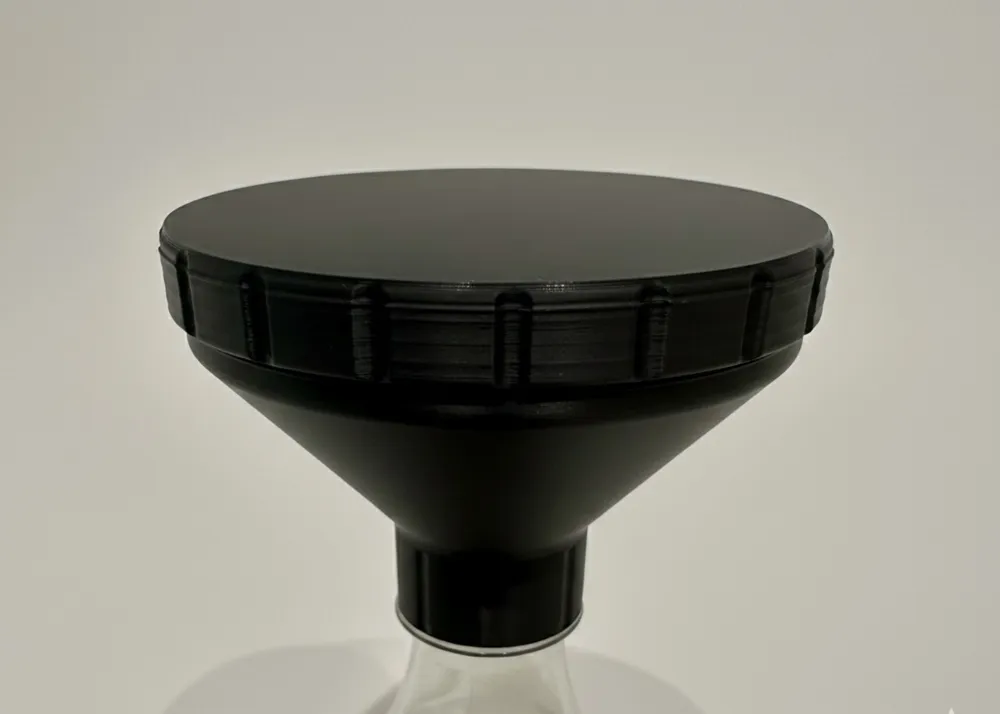 PET bottle funnel with lid,air vent and cap holder by Gerrard8 ...