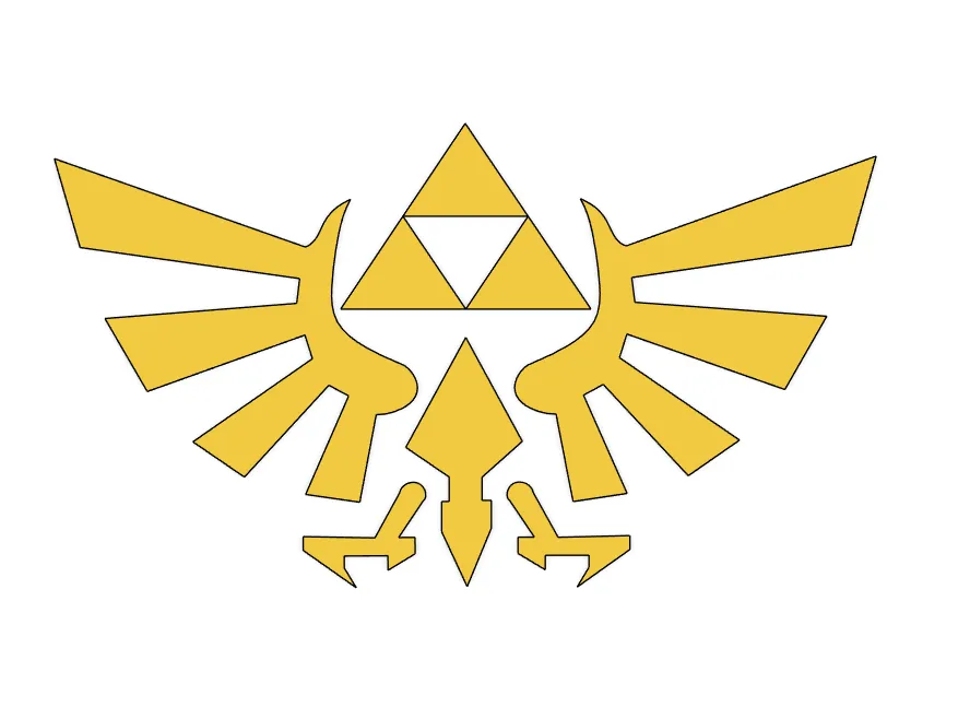 Hyrule Crest by Lars98408 - MakerWorld