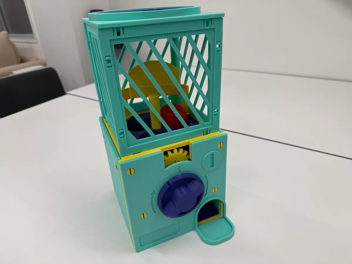 Cupsule Toy (Gacha) vending machine for Makerchip - Free 3D Print Model ...