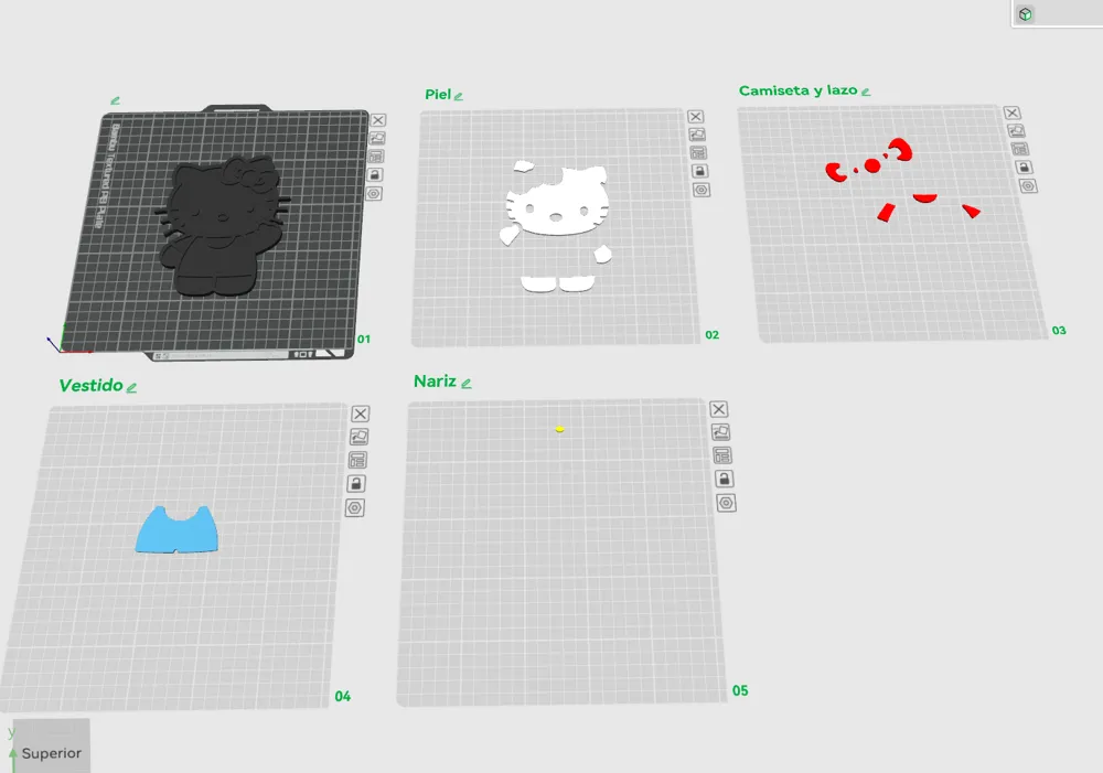 Hello Kitty Arte de Pared NO AMS (Fan art) - Free 3D Print Model ...