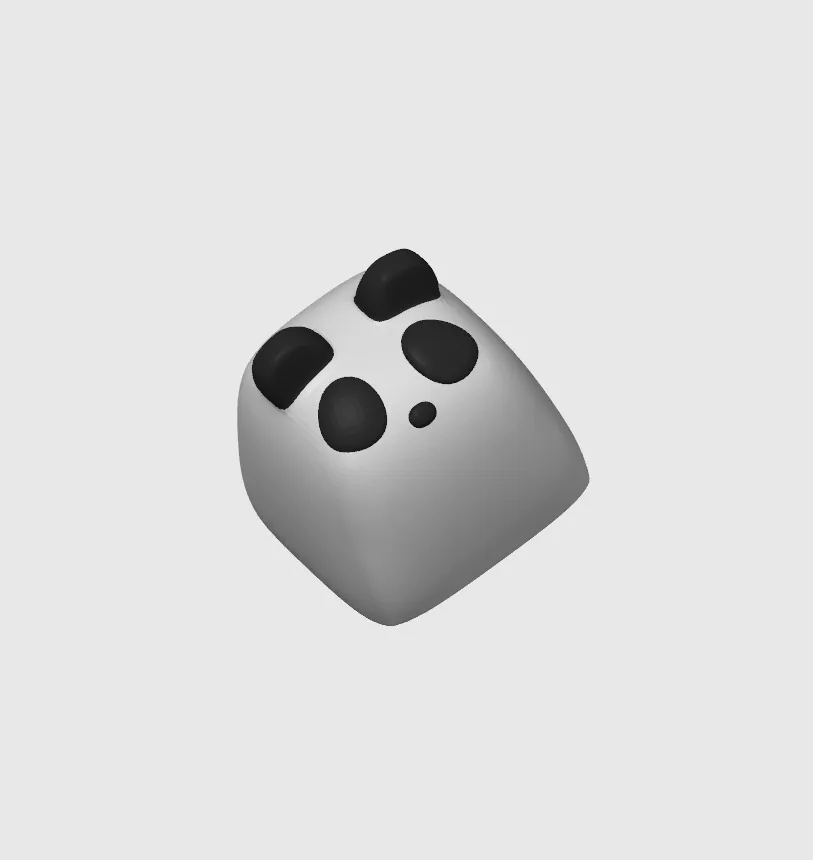 Cute Litte Panda Keycap by just8n - MakerWorld