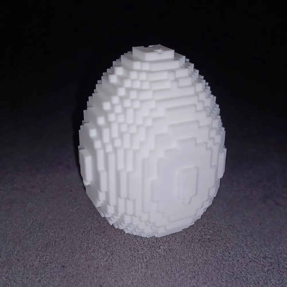 8-bit EGG - Free 3D Print Model - MakerWorld