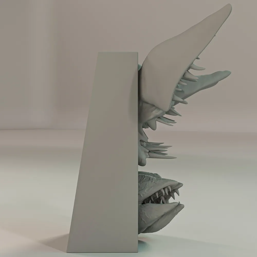 Demogorgon Book Nook and Wall Mount - Free 3D Print Model - MakerWorld