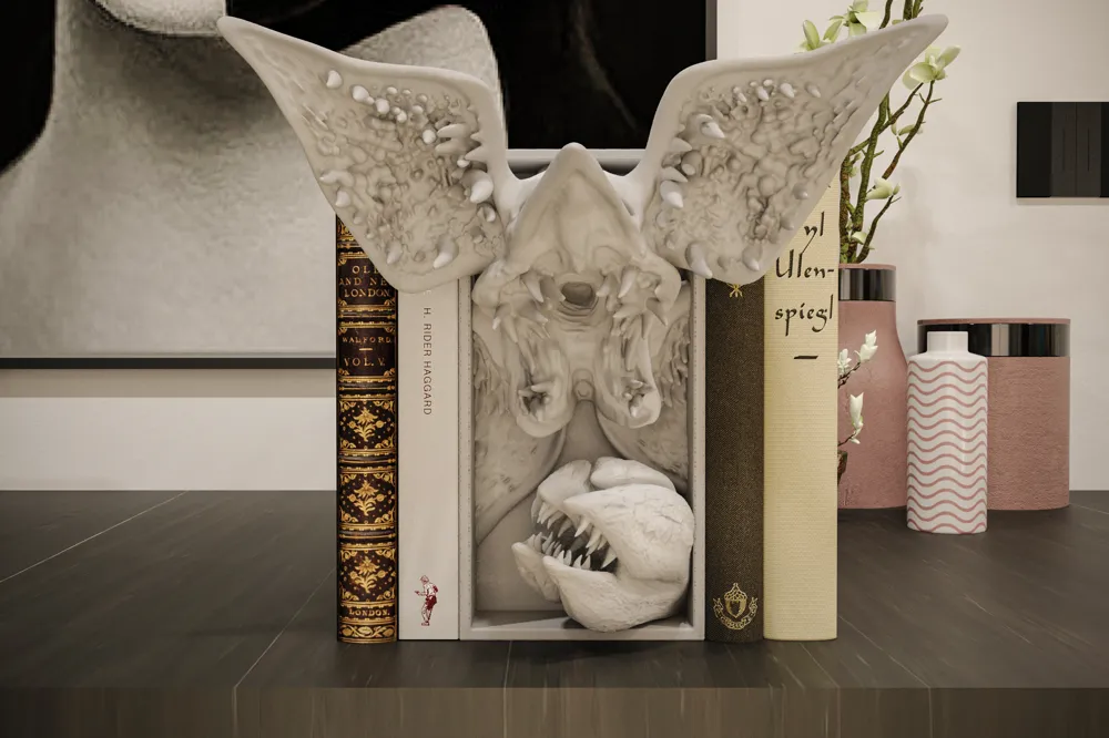 Demogorgon Book Nook and Wall Mount - Free 3D Print Model - MakerWorld