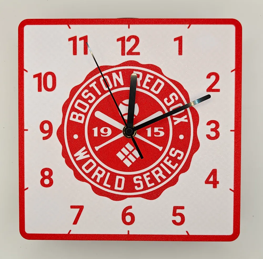 Boston Red Sox 1915 World Series Champion Clock by railimages - MakerWorld